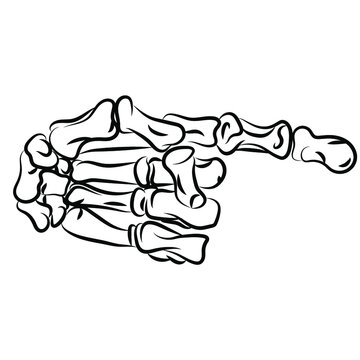 Skeleton Hand Pointing At You