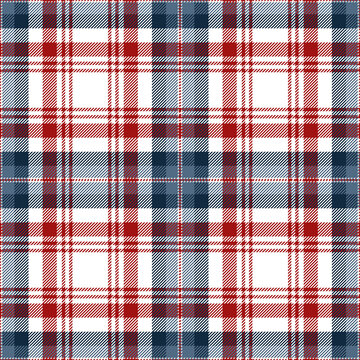 Red And Blue Plaid Pattern