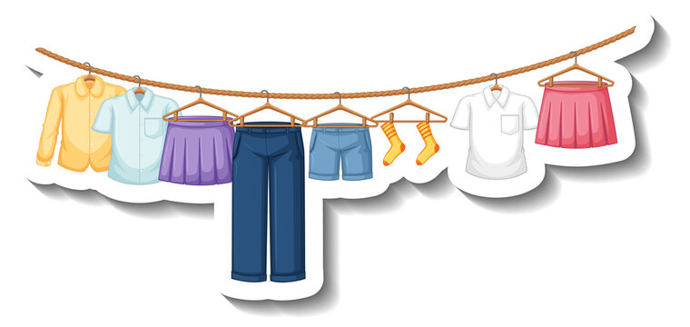 Clothes Rack Clip Art Images – Browse 2,735 Stock Photos, Vectors, and ...
