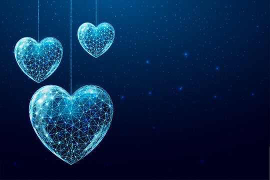 Love Background Blue
