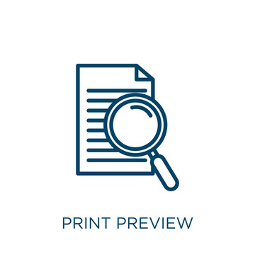 Print Preview Icon Png
