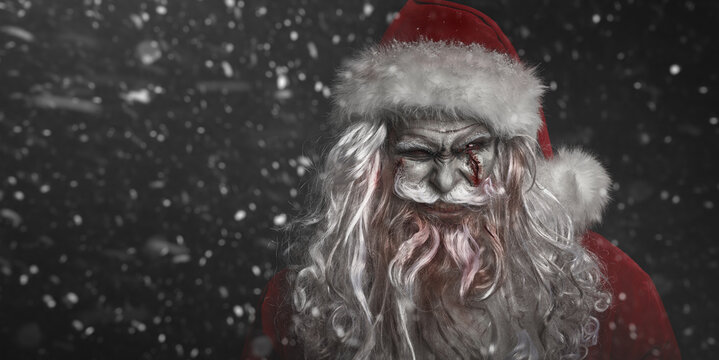 Zombie Santa Wallpaper