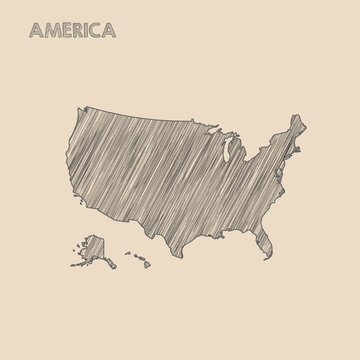Us Map Hand Drawn Images – Browse 12,073 Stock Photos, Vectors, and ...