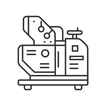 Offset Printing Machine Vector