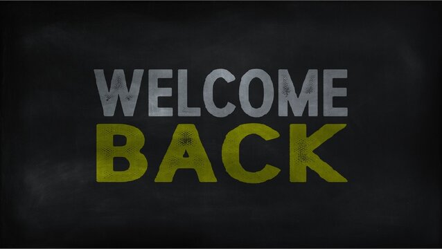Welcome Back Chalkboard Images – Browse 17,491 Stock Photos, Vectors ...
