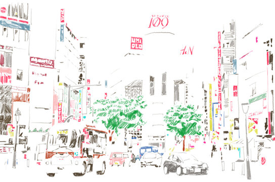 「渋谷 イラスト」の画像 - 161 件の Stock 写真、ベクターおよびビデオ | Adobe Stock