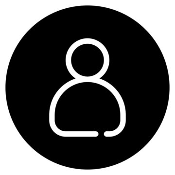 About Me Icon Black
