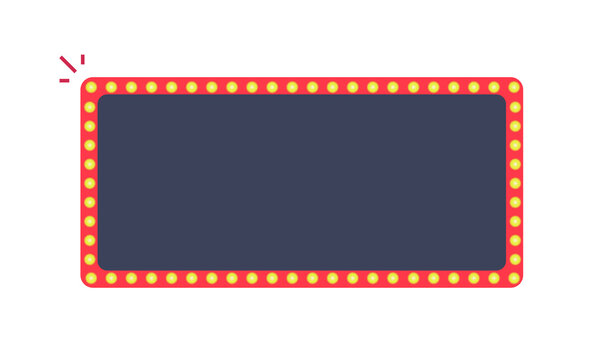 Movie Lights Border Clip Art