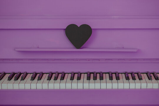 Purple Keyboard Instrument