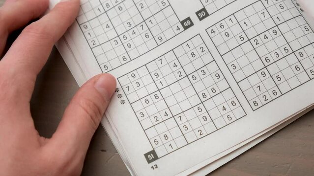 Sudoku Video Footage – Browse 127 HD Stock Video and Footage | Adobe Stock