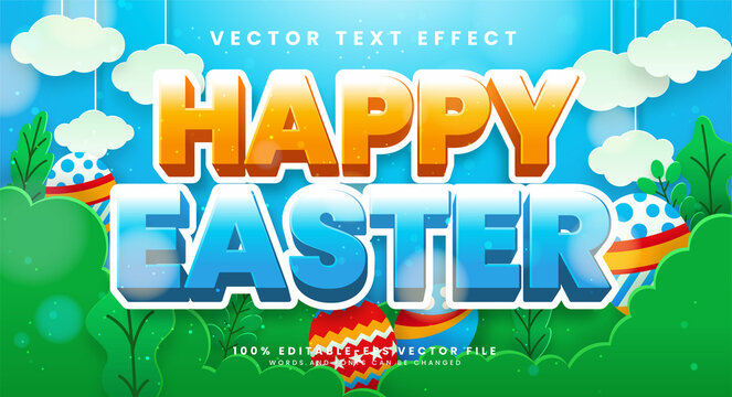 Happy Easter Editable Images – Browse 4,959 Stock Photos, Vectors, and ...
