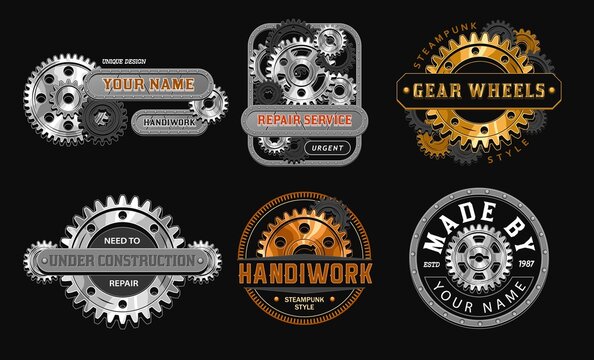 Steampunk Gear Logo