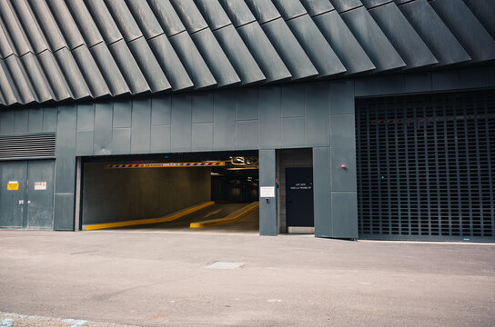 Indoor Parking Lot Entrance