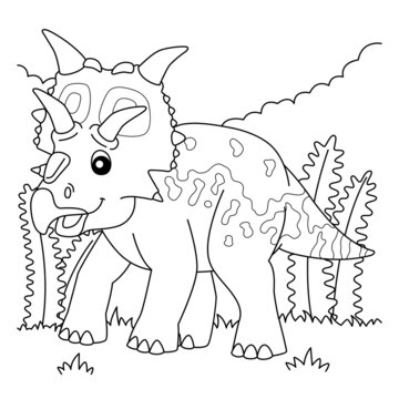 Einiosaurus Coloring Page