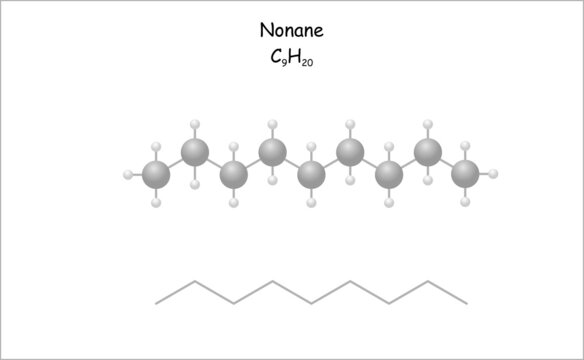 Nonane Structural Formula