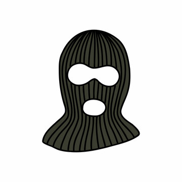Black Ski Mask Clip Art