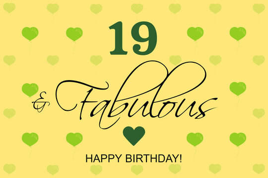 Happy 19th Birthday Wishes