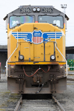 Freight Train Front View