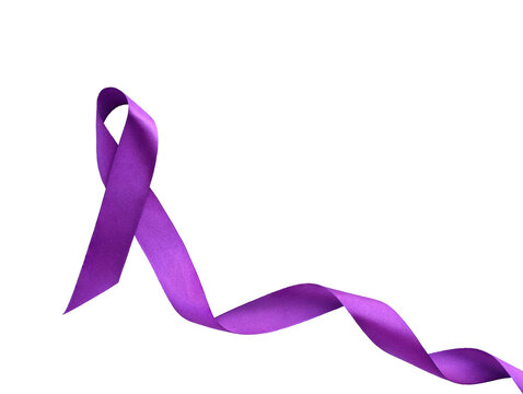 Lavender Cancer Ribbon Transparent
