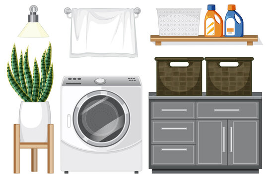 Laundromat Clip Art Family