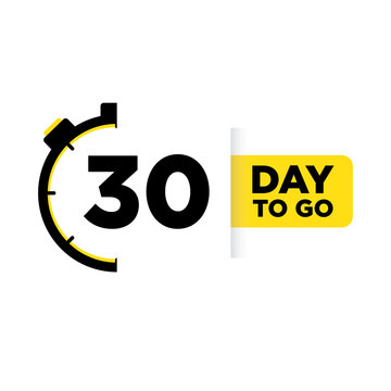 30 Days Left Calendar
