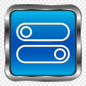 Blue Square Icon