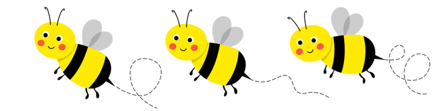 Many Bees Clipart