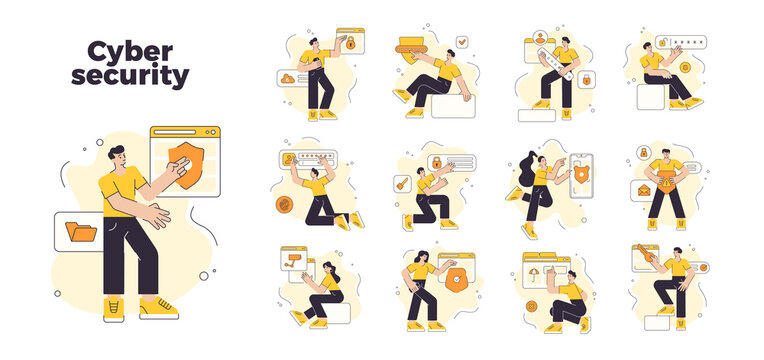 Cybersecurity Cartoon Images – Browse 4,386 Stock Photos, Vectors, and ...