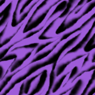 Panoramic Purple Zebra Pattern