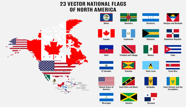 All National Flags Of Central America Stock Illustration Download