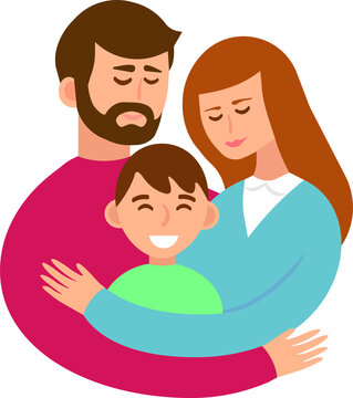 Loving Family Clipart