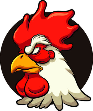 Mean Chicken Cartoon Images