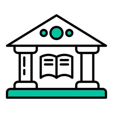 Library Building Icon Images – Browse 21,977 Stock Photos, Vectors, and ...