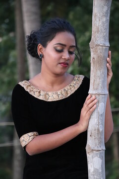 Beautiful South Indian Woman South Indian Women Stock Photos, Royalty