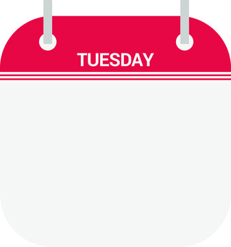 Tuesday Calendar Clipart