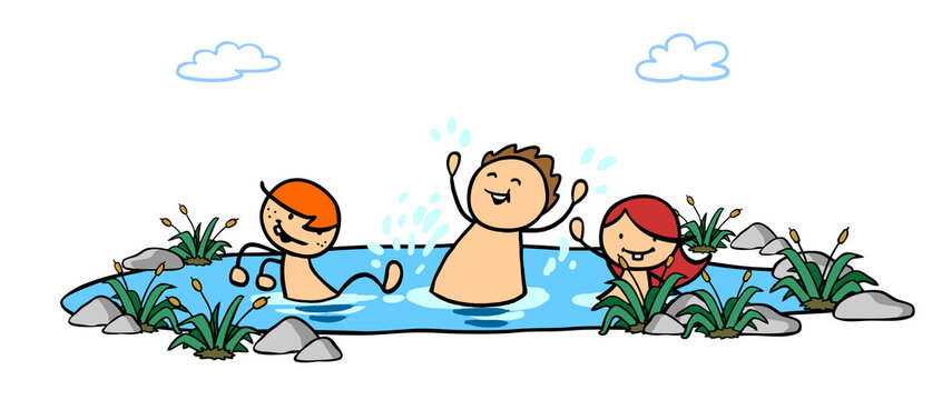 Kinder Plantschen Clipart 50+ Kostenlose Planschen Und Wasser Bilder