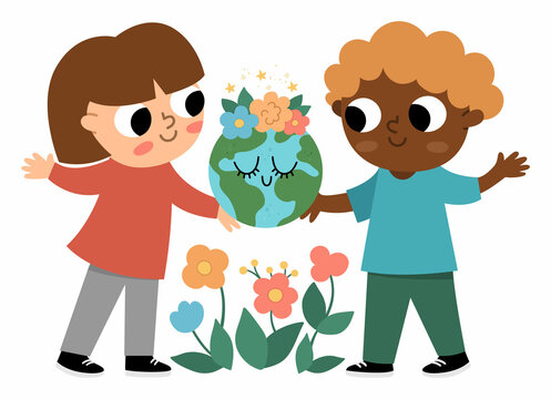 Friendly Kids Clip Art