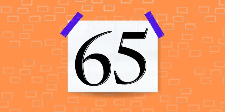 Afbeeldingen over "Number 65" – Blader in stockfoto's, vectoren en ...