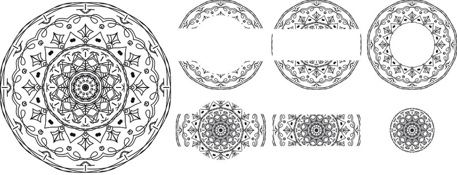 "Template Mandala" Images – Browse 2,494 Stock Photos, Vectors, and ...