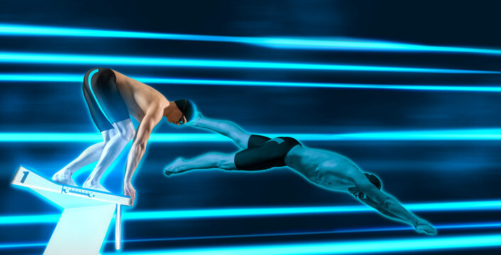 Swimming Starting Block Images – Browse 1,359 Stock Photos, Vectors ...