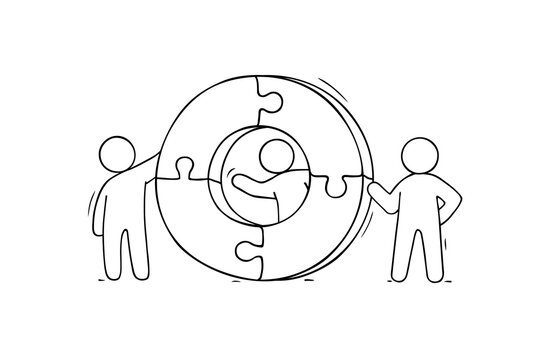 Two People Connect Cartoon Images – Browse 876 Stock Photos, Vectors ...