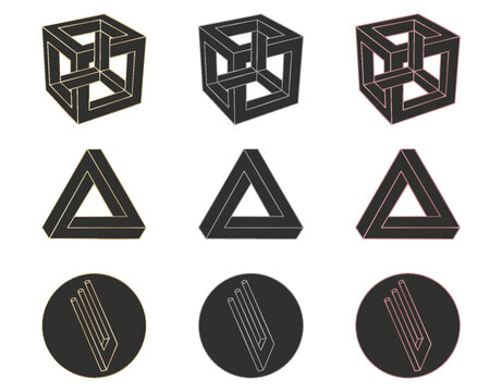 optical illusions impossible trident