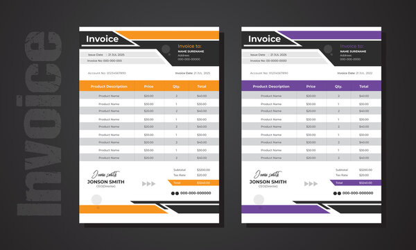 "Invoice Design" Images – Browse 3,522 Stock Photos, Vectors, and Video ...
