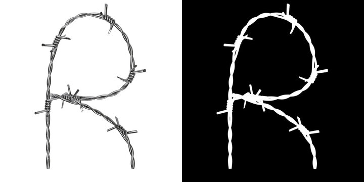 Barb Wire Letters Images – Browse 1,312 Stock Photos, Vectors, and ...