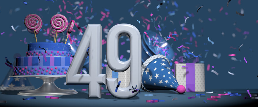 Happy 49 Birthday Images – Browse 2,460 Stock Photos, Vectors, and ...