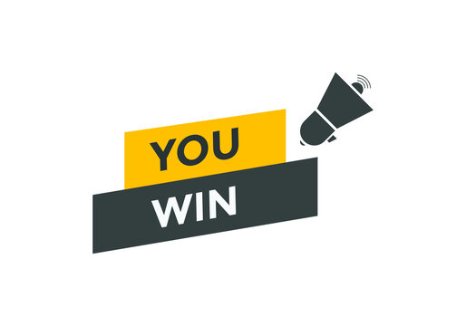 Congratulations You Won Images – Browse 1,341 Stock Photos, Vectors ...