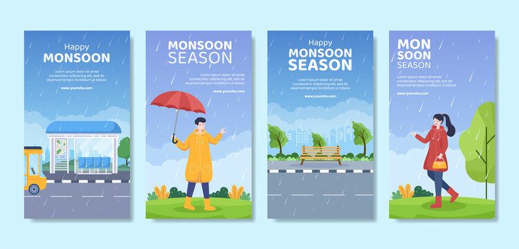 Monsoon Story Templates – Free Editable Designs | PikWizard