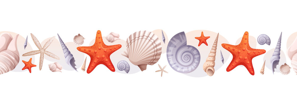 Starfish Border Clipart