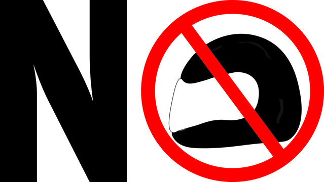 No Helmet Sign Images – Browse 4,450 Stock Photos, Vectors, and Video ...