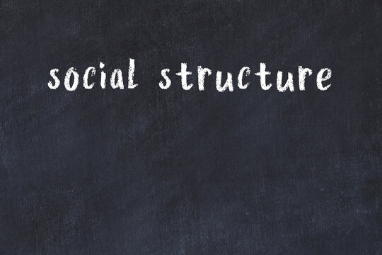 Identify A Social Structure